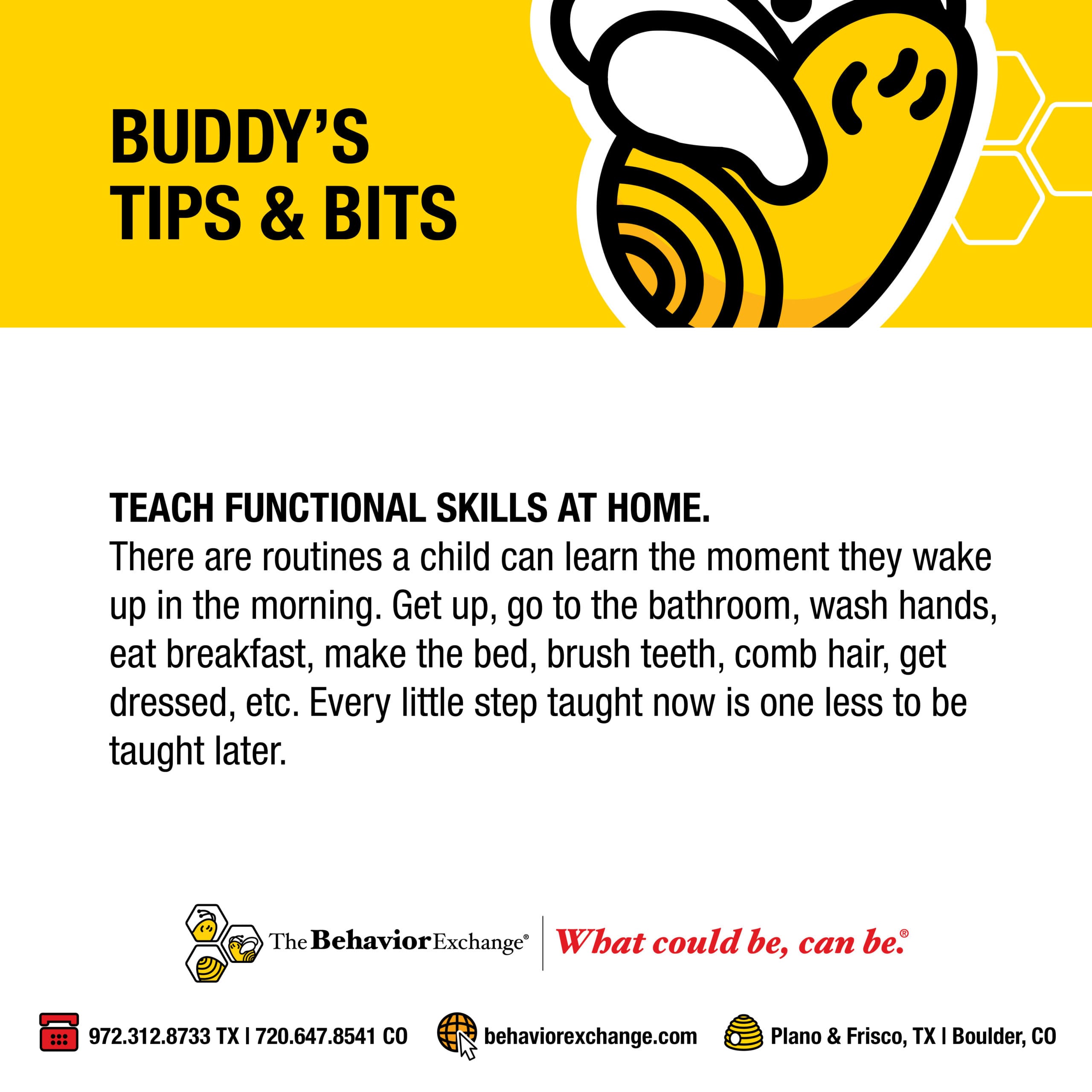 Functional Skills: Buddy's Tips & Bits #44 - The Behavior Exchange